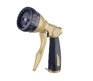 DELUXE ZINC 7-PATTERN FRONT TRIGGER HOSE NOZZLE