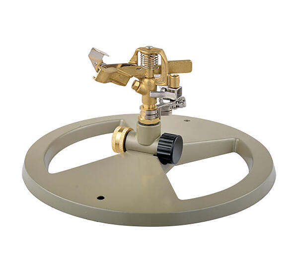 BRASS IMPULSE CIRCULAR BASE Impulse Sprinkler
